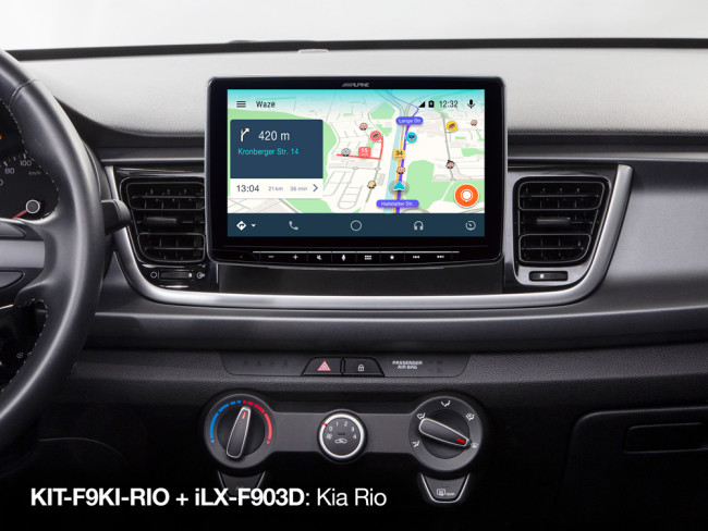 Alpine Kit F9ki Rio 9 Colių Automobilinės Magnetolos Multimedijos
